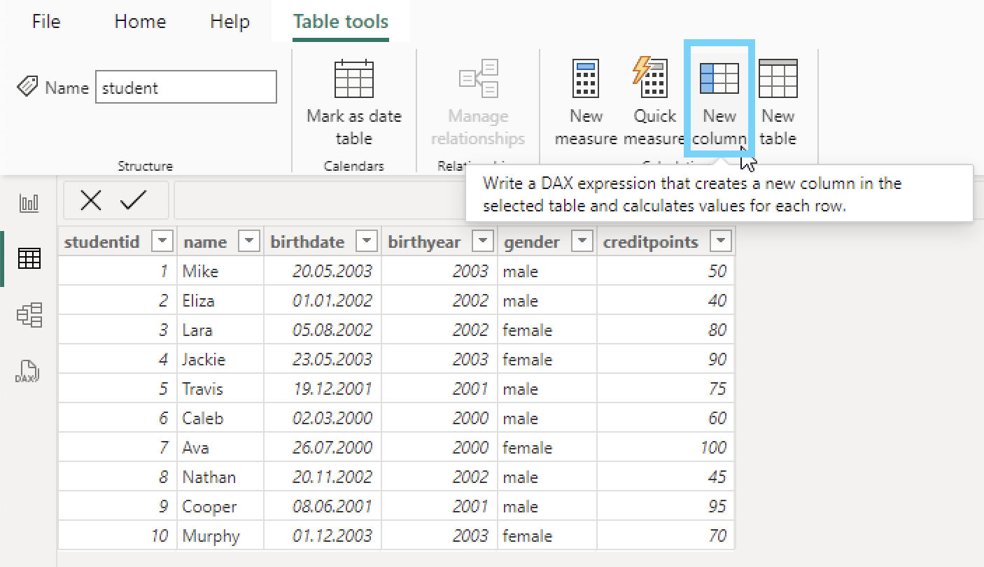Power BI - CONCATENATE function in DAX Power BI - CONCATENATE function in DAX