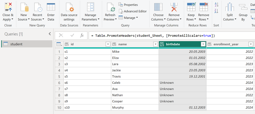 Power BI - Resolve data import errors (PL-300)