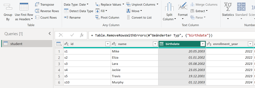 Power BI - Resolve data import errors (PL-300)