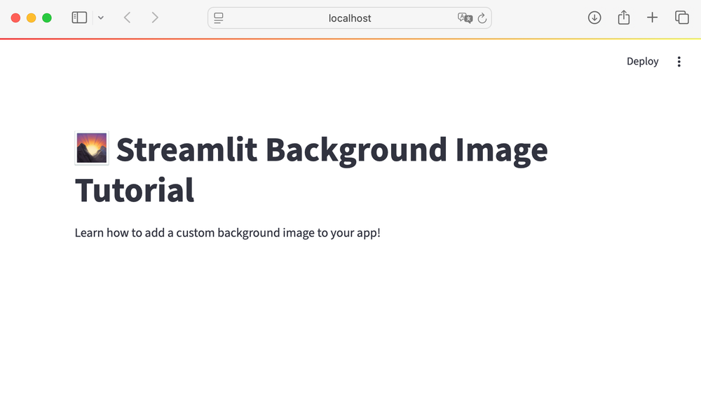 Add a Background Image to your Streamlit App