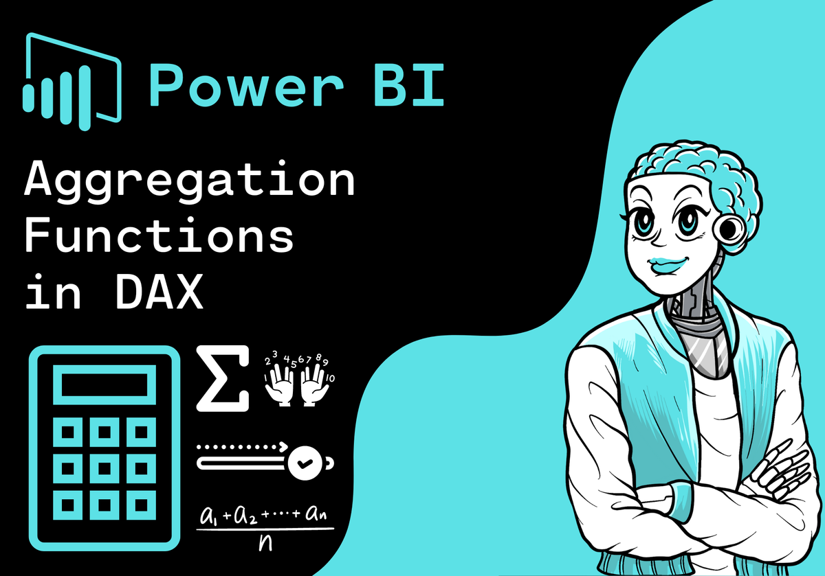 Power Bi Aggregation Functions In Dax Sum Count Min Max And Average