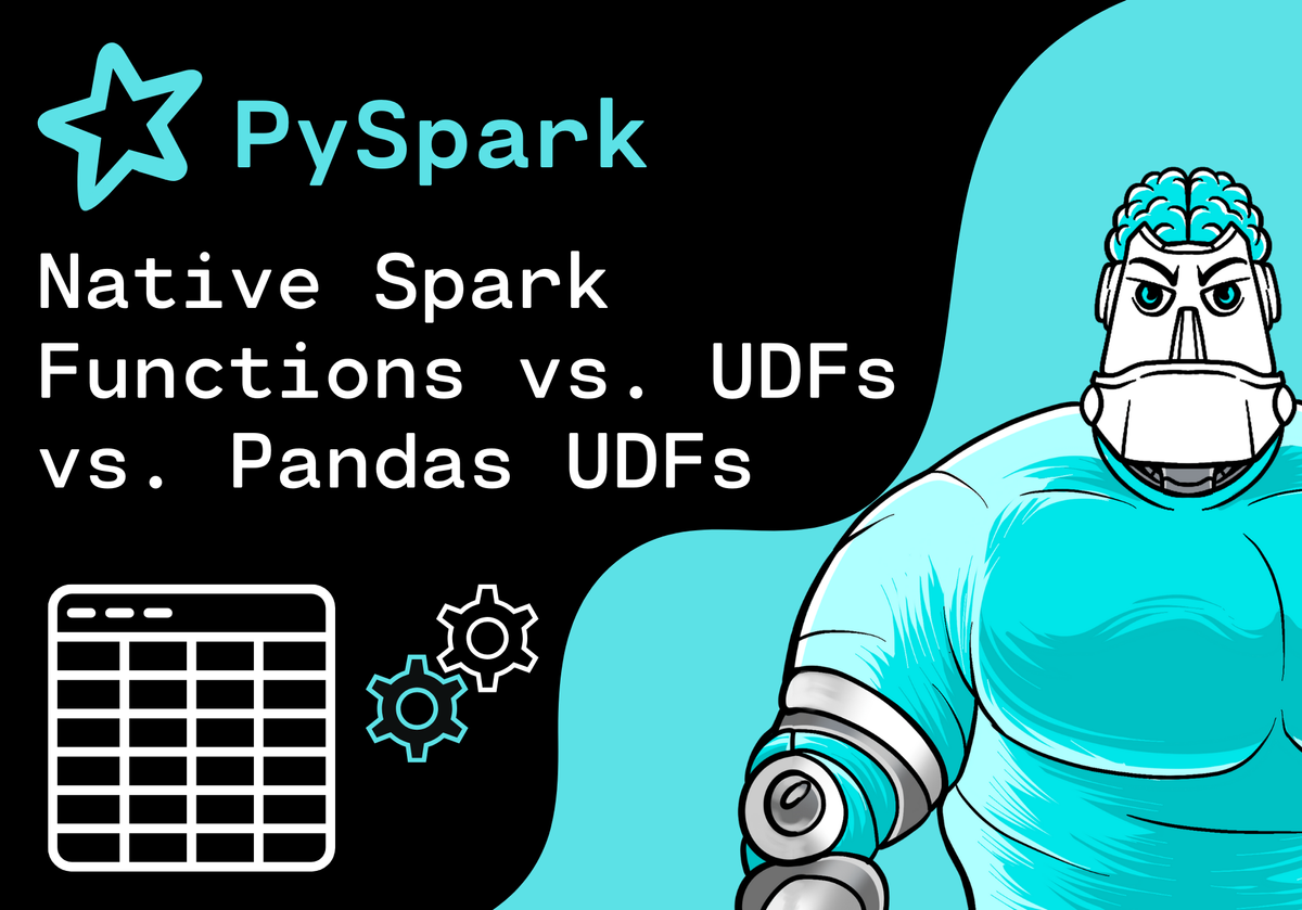 Exploring Data Transformation In Pyspark Native Spark Functions Vs Udfs Vs Pandas Udfs