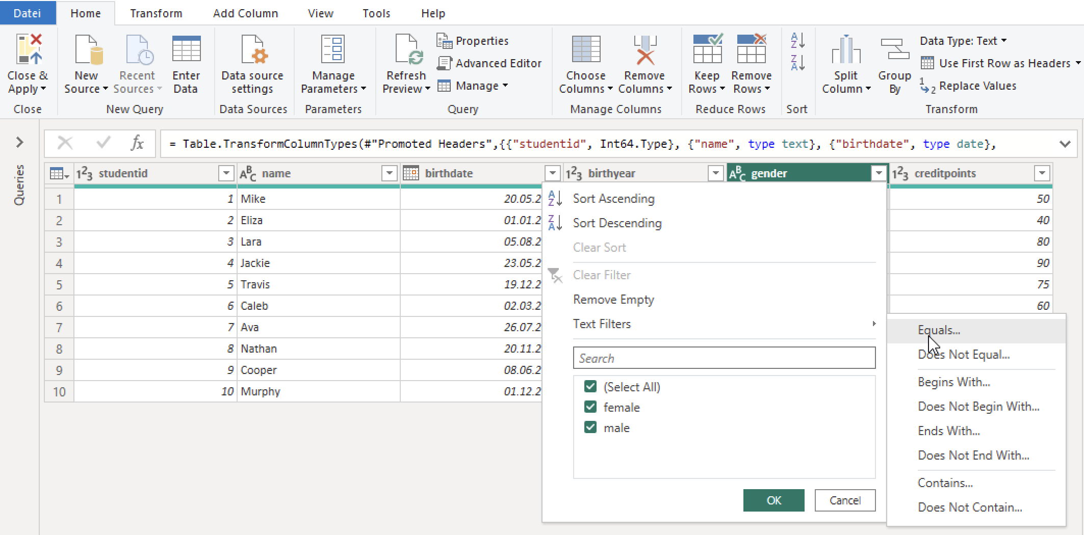 Power BI - Conditional Filtering in Power Query