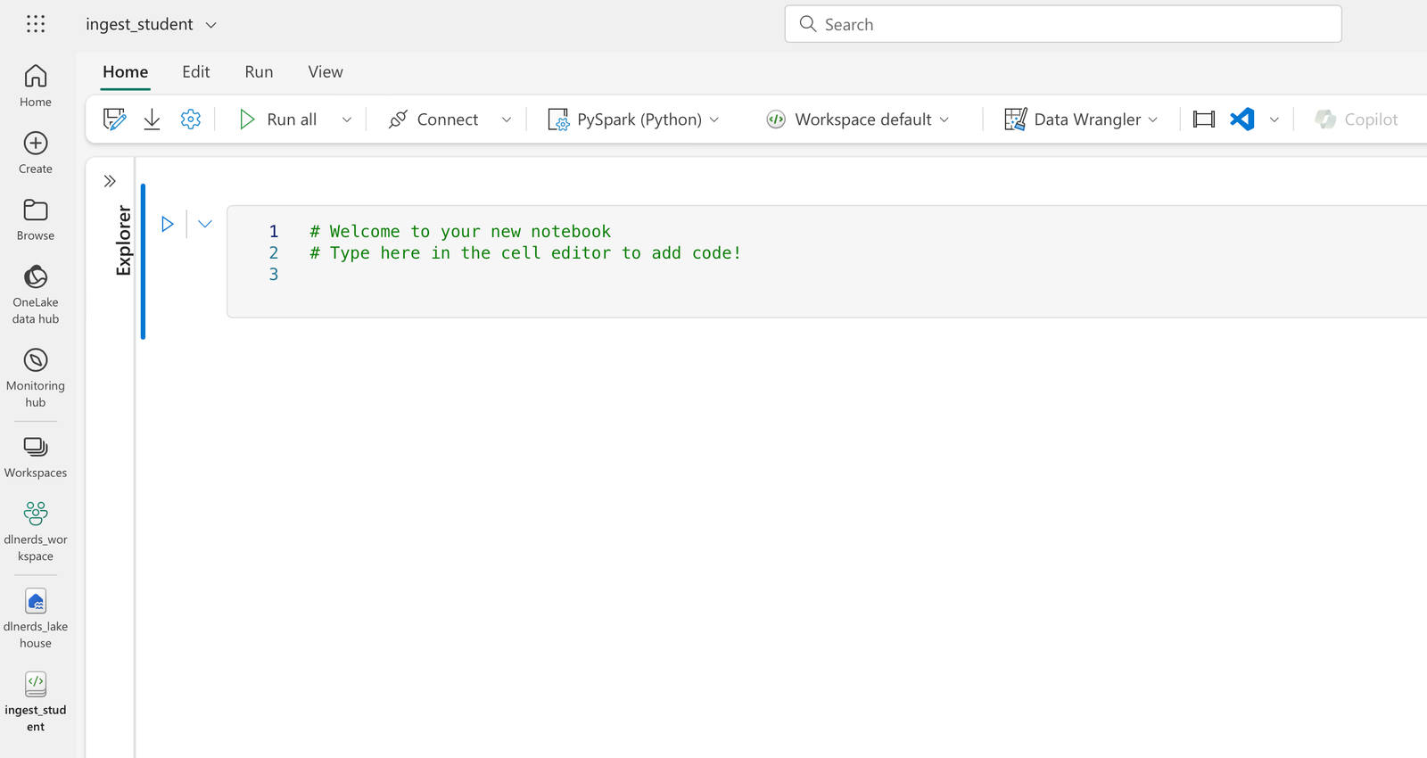 How to ingest Data into a Fabric Lakehouse using a Notebook