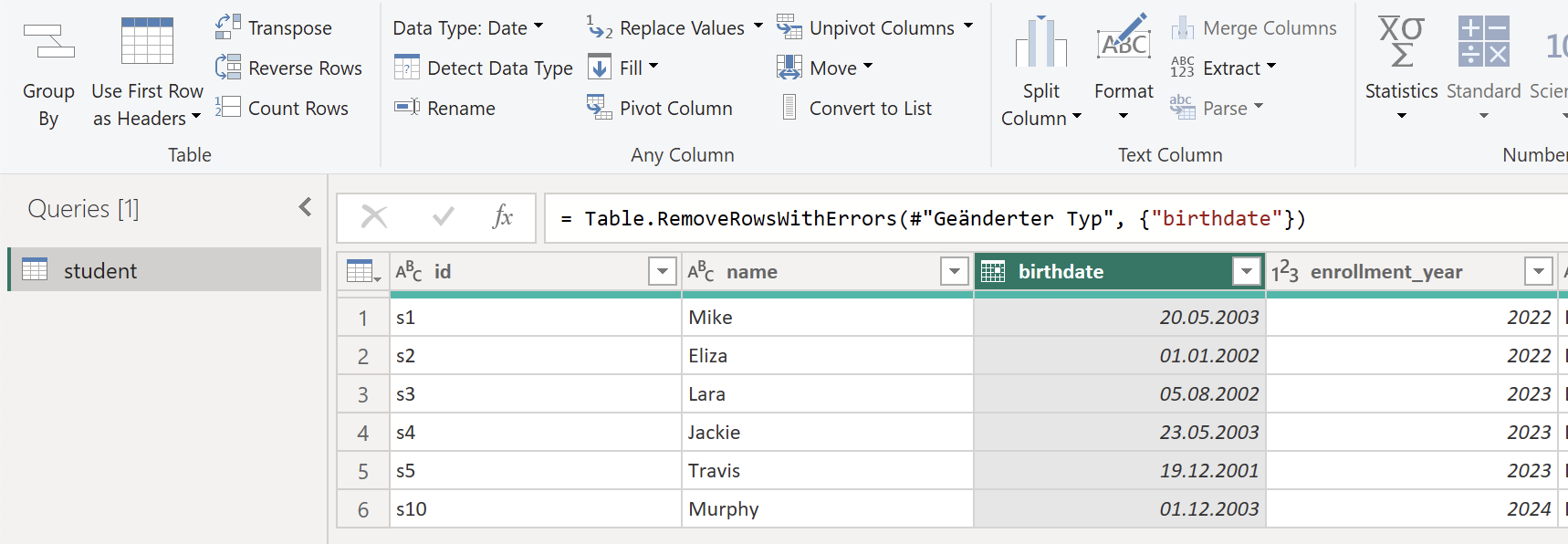 Power BI - Resolve data import errors (PL-300)