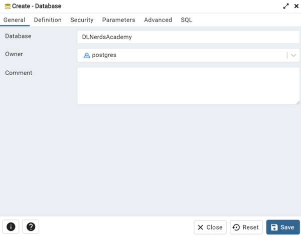 Postgresql Create A Database With Pgadmin 8111