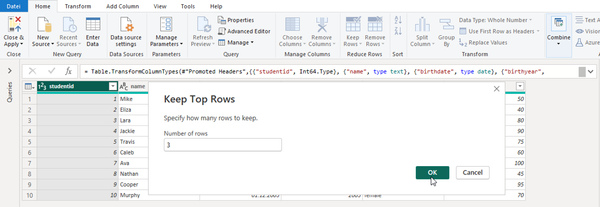 Power BI - Basic Filtering in Power Query