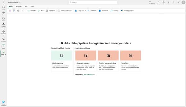 How to ingest Data into a Fabric Lakehouse using a Data Pipeline