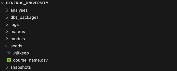 Using Seeds in dbt to load Static Data into your Warehouse